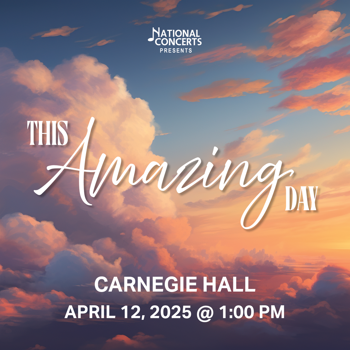 This Amazing Day – National Concerts